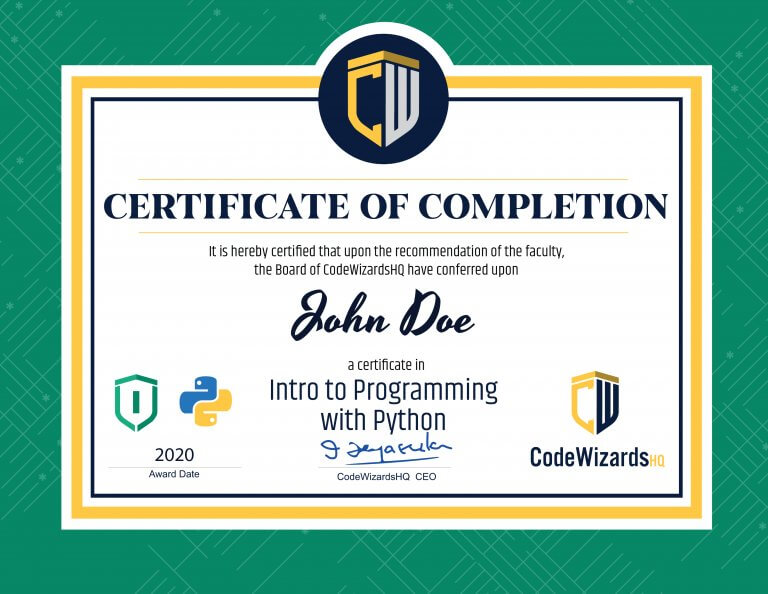 Certification | Live, Online Coding Classes for Kids Ages 8-18