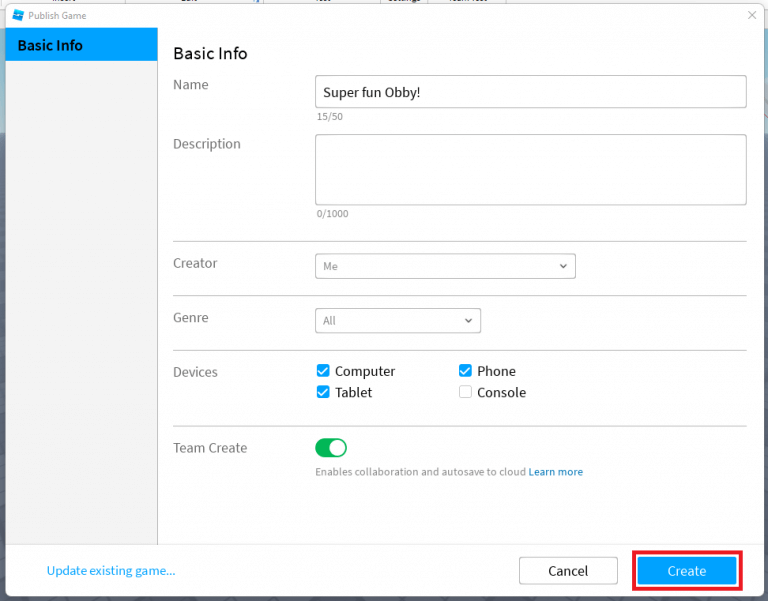 How to Make a Roblox Game in 15 Minutes | Create Roblox Games