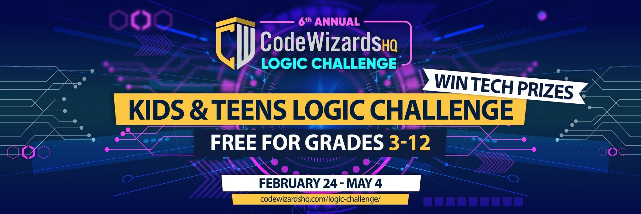 6th Annual CodeWizardsHQ Logic Challenge Ages 8-18